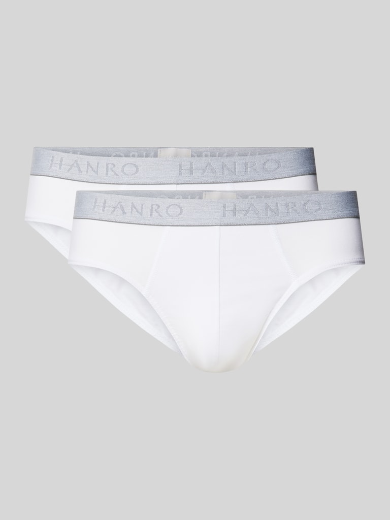 Hanro Slip mit Label-Details im 2er-Pack (weiss) online kaufen