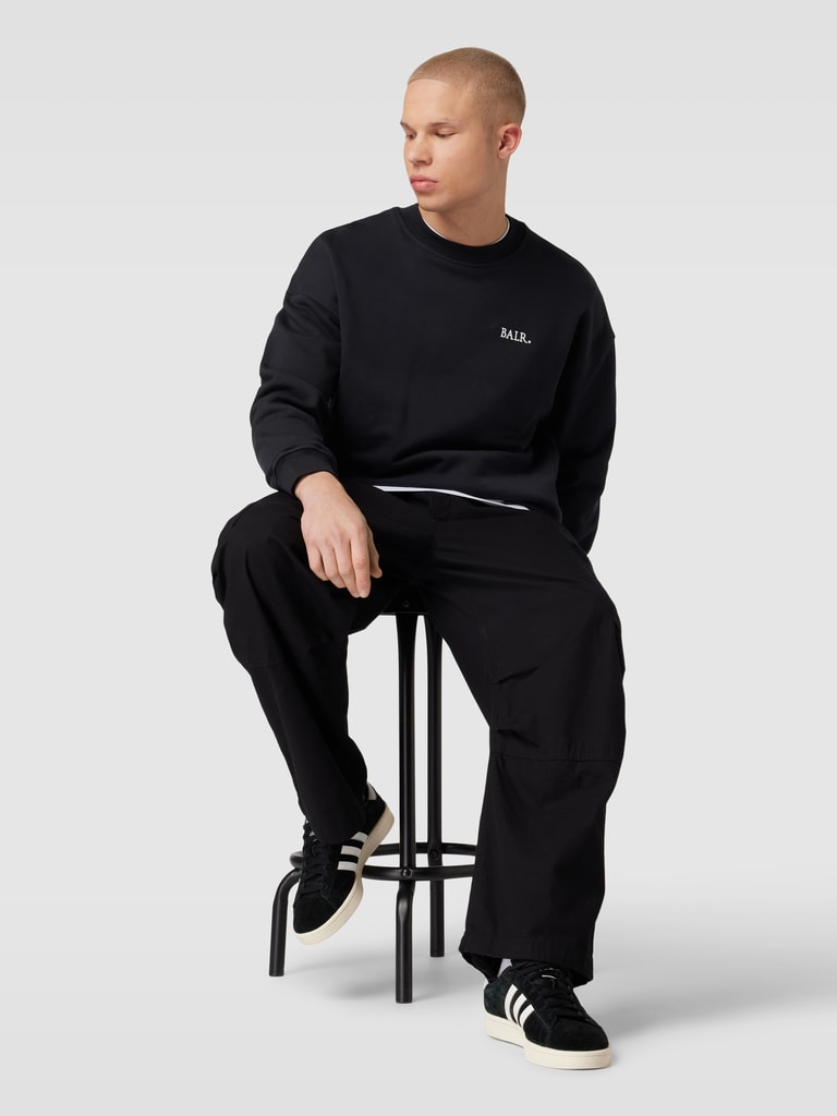 Balr. Sweatshirt mit Label-Stitching Modell 'Game of the Gods' (black ...