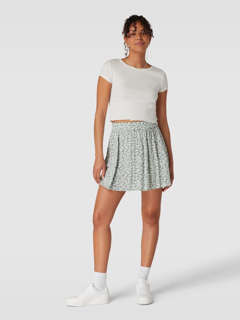 Only Minirock aus reiner Viskose mit floralem Muster Modell 'NOVA ...