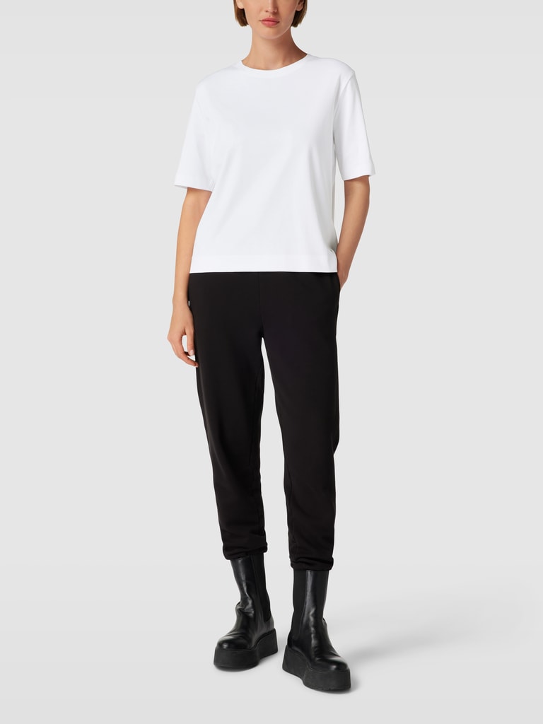 Kup online Windsor T-shirt z detalem z logo (biały)