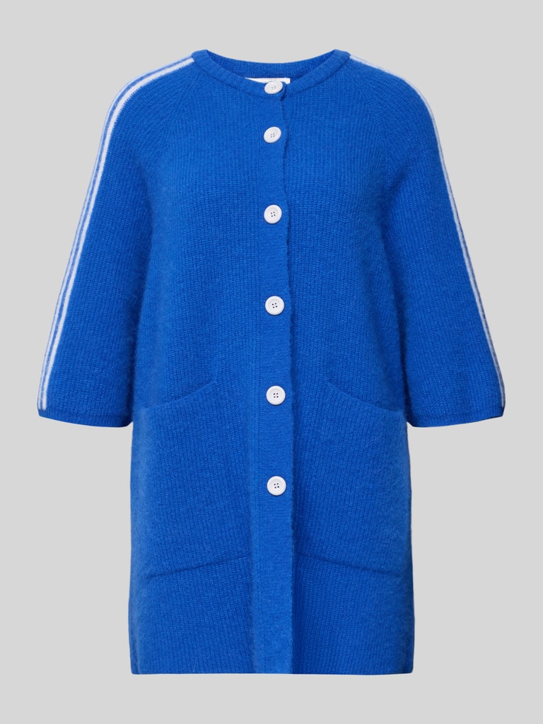 American Vintage Strickjacke in Überlänge Modell 'VITOW' (royal) online ...