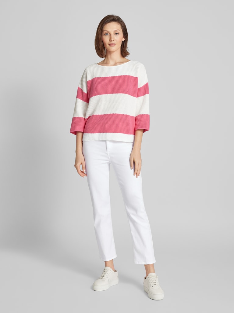 comma Casual Identity Jeans in unifarbenem Design (weiss) online kaufen