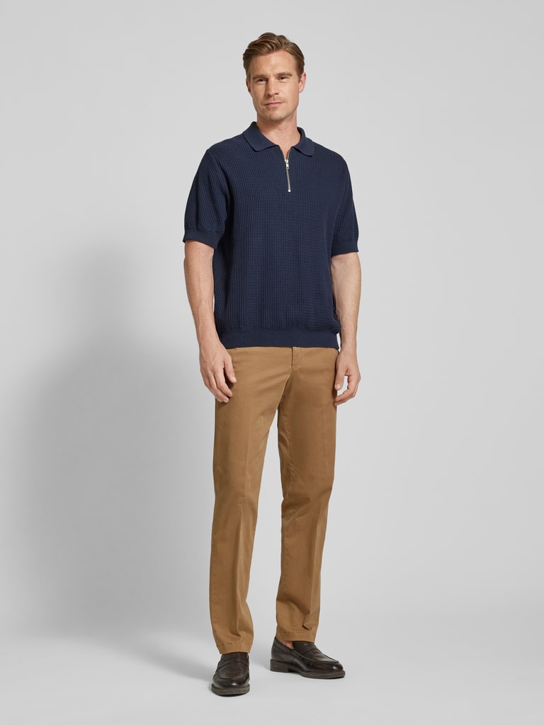 Hiltl Slim Fit Chino mit Bügelfalten Modell 'PEAKER' (beige) online kaufen