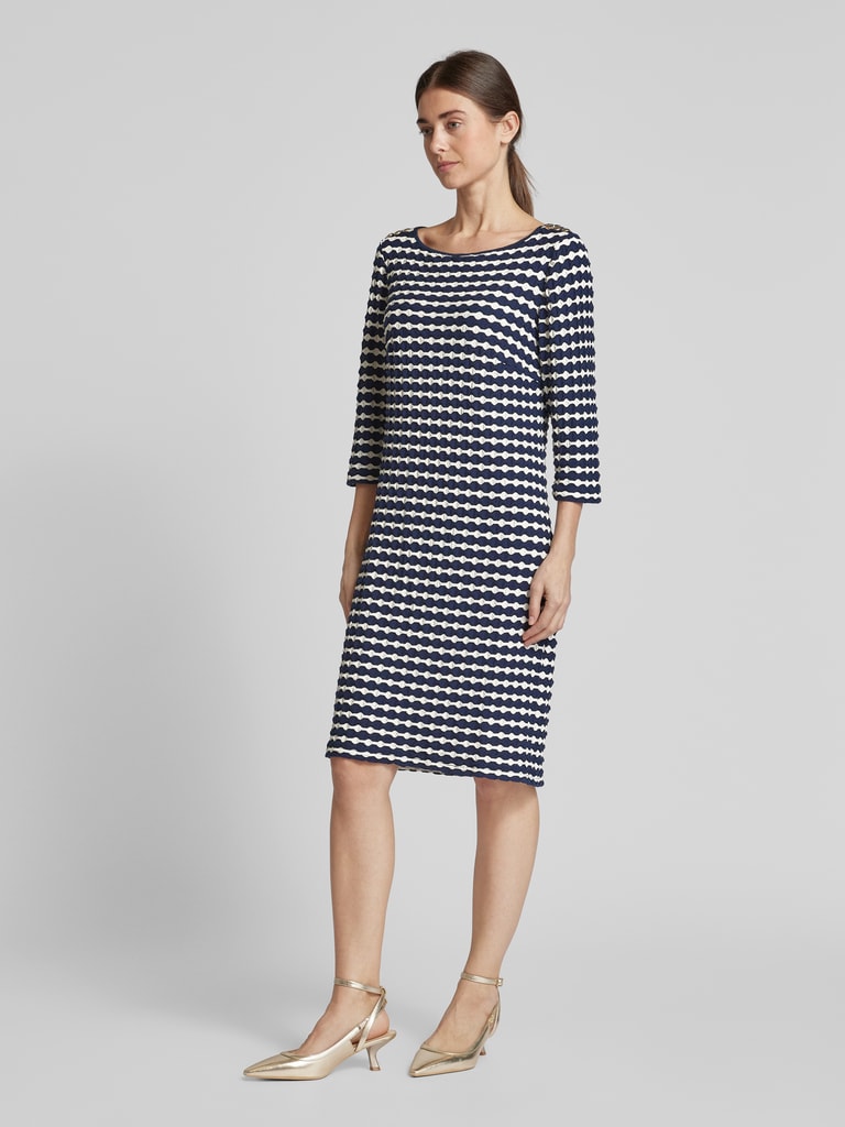 Betty Barclay Knielanges Kleid mit 3/4-Arm (marine) online kaufen