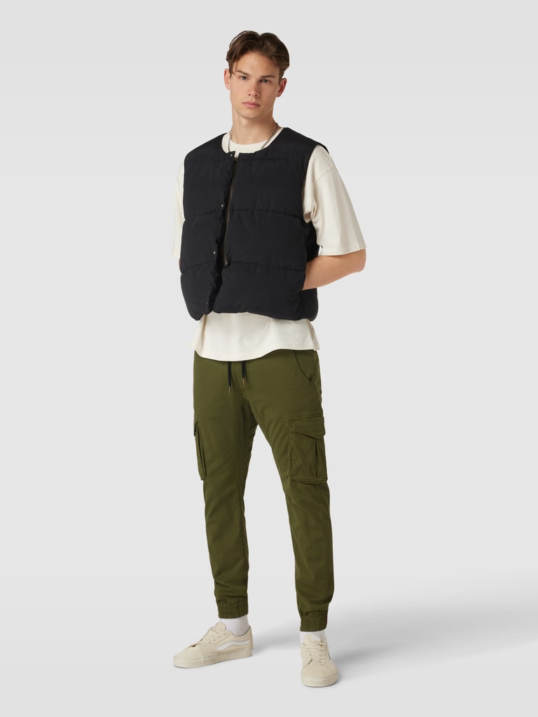 Alpha Industries Cargohose mit Label-Details Modell 'Twill' (oliv ...