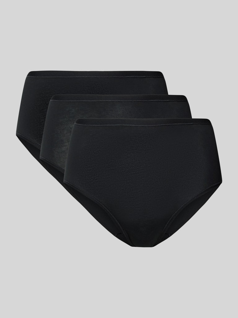 Sloggi High Waist Pants mit Label-Print (black) online kaufen