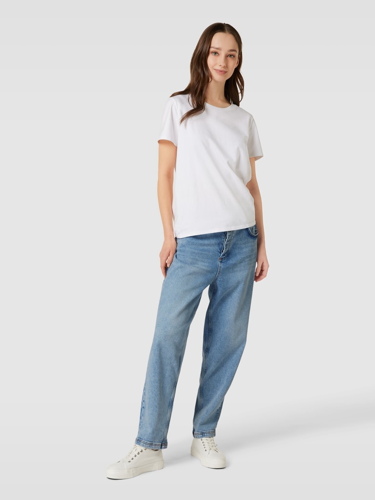 Kup online MOS MOSH Jeansy damskie model ‘ADELINE’ MOS MOSH (jeansowy niebieski)