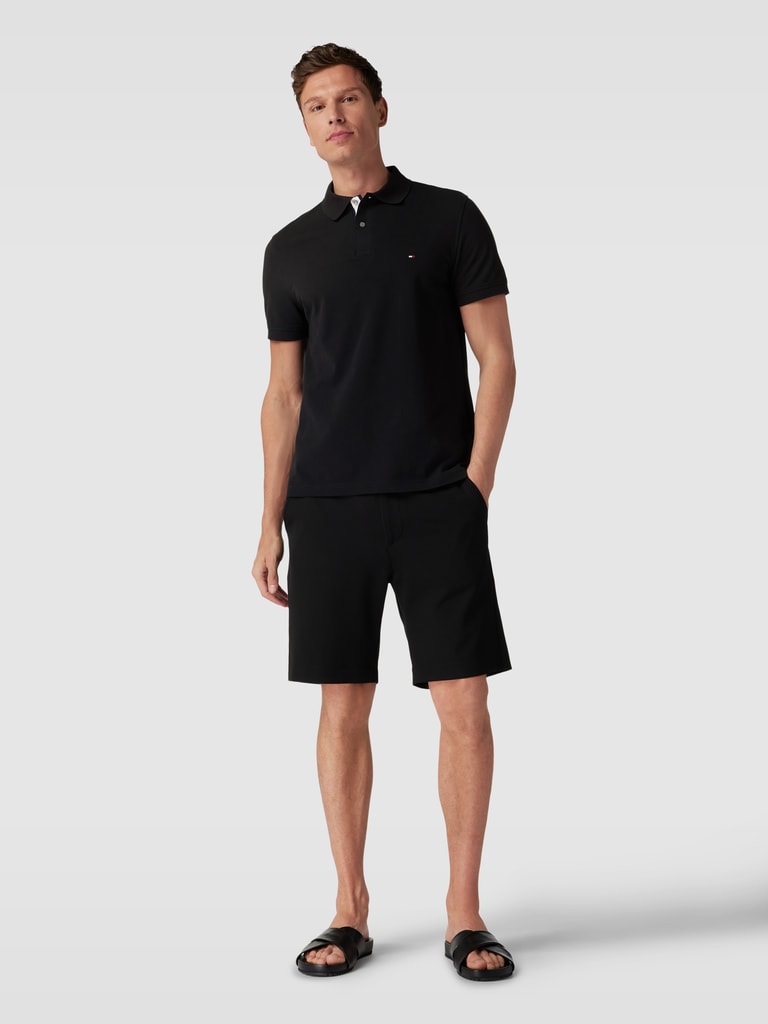 Tommy Hilfiger Poloshirt mit Label-Detail (black) online kaufen