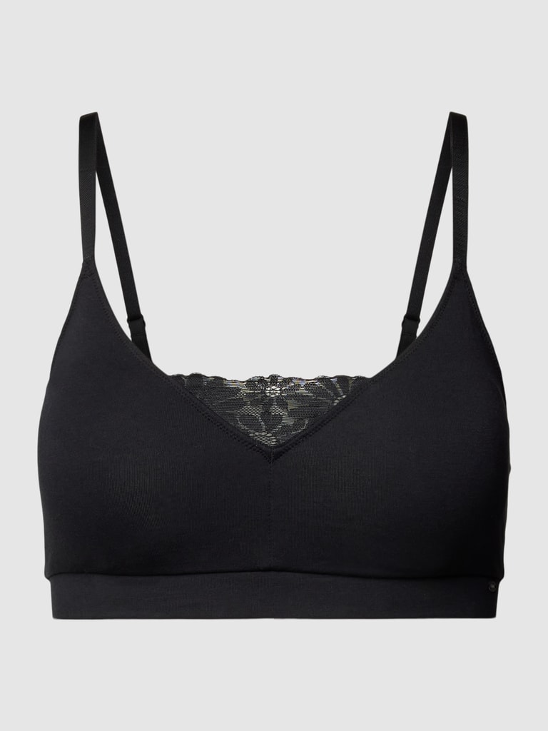 Skiny Bustier mit Spitzenbesatz (black) online kaufen