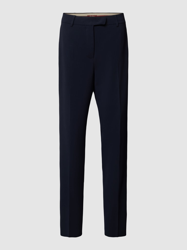 Max Mara Studio Anzughose mit Bügelfalten Modell 'JERTA' (dunkelblau ...