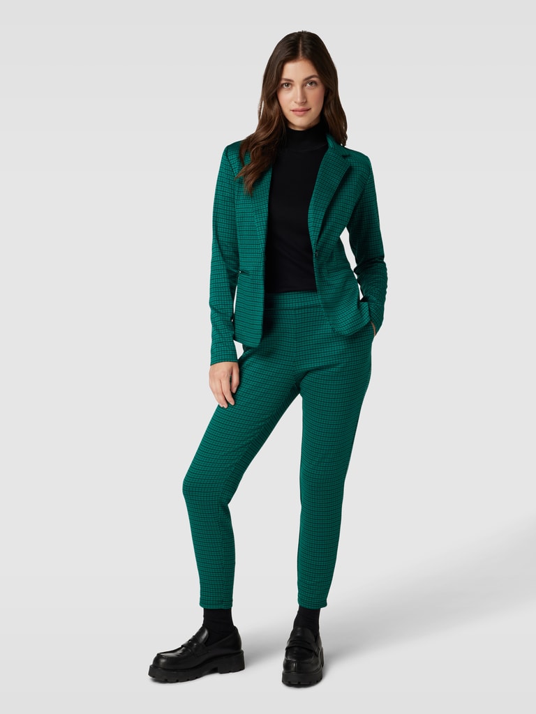 ICHI Blazer mit Karomuster Modell 'Kate' (gruen) online kaufen