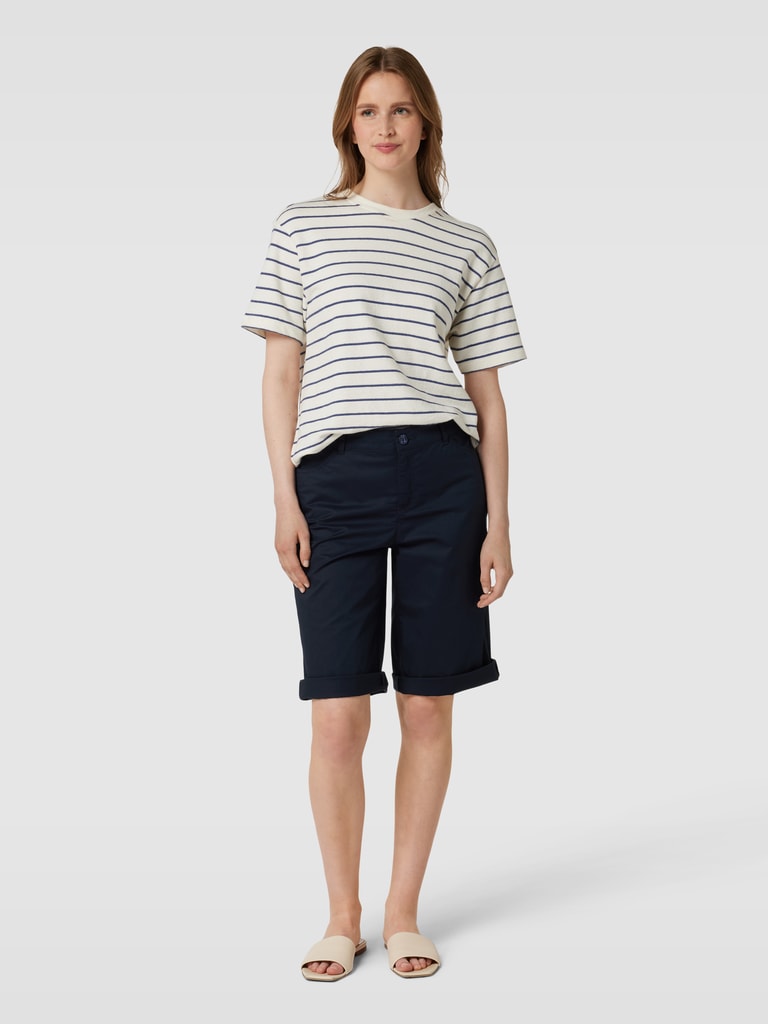 Christian Berg Woman Bermuda in 5-pocketmodel in donkerblauw online ...