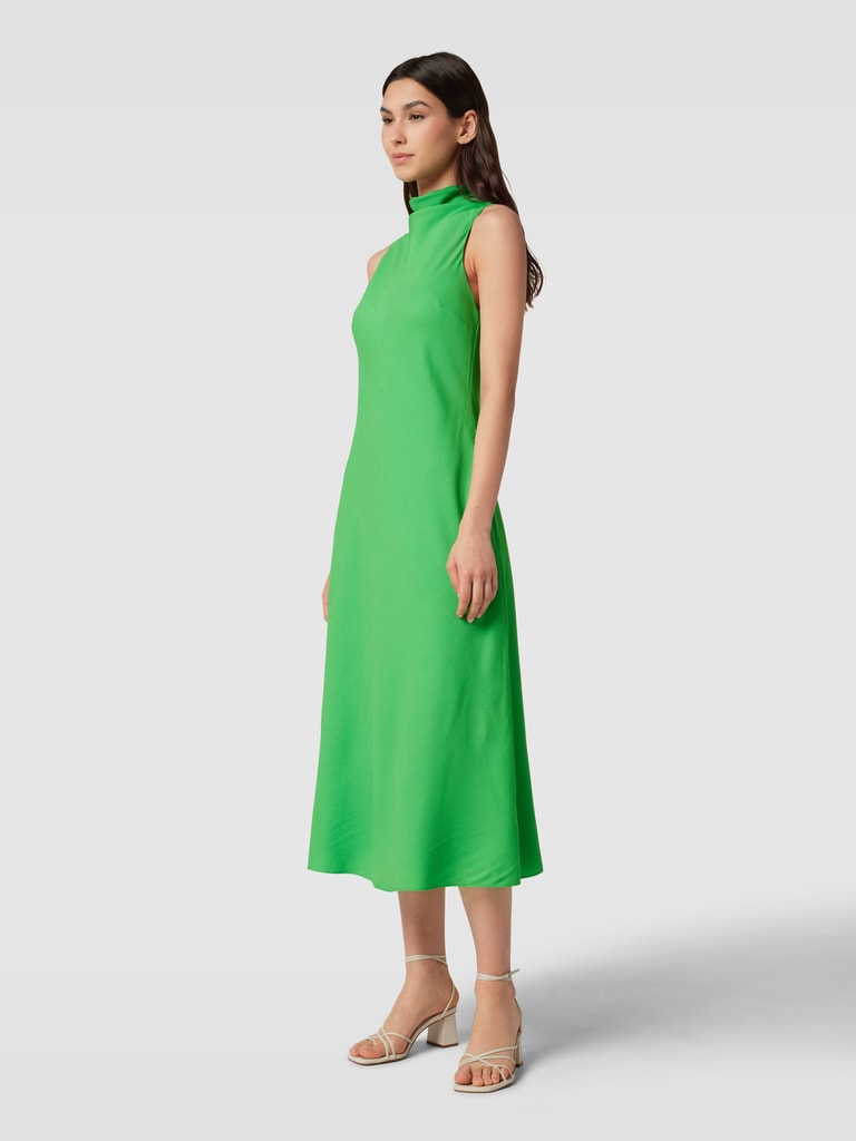 Ted Baker Midi-jurk met opstaande kraag, model 'ELEANAR' in groen ...