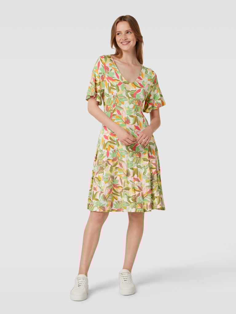 Fransa Minikleid aus Viskose-Elasthan-Mix Modell 'Dottie' (gruen ...