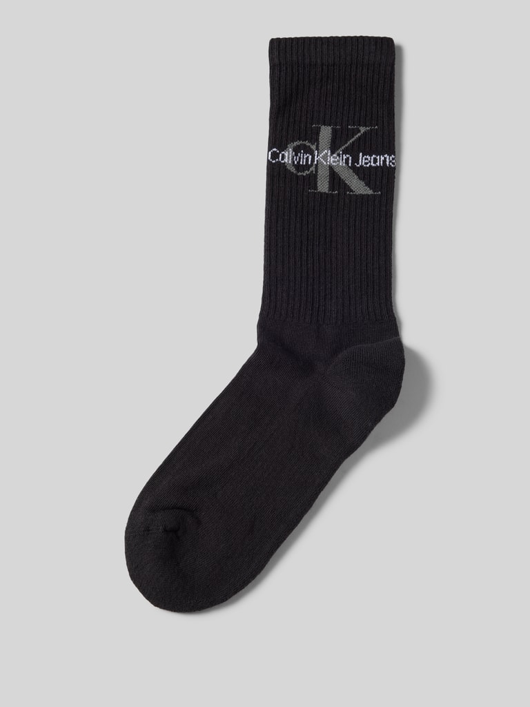 CK Calvin Klein Socken mit Label-Print (black) online kaufen