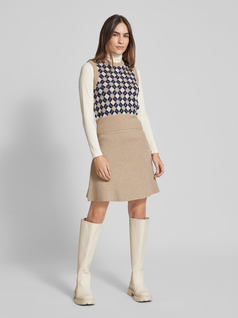 Gant Pullunder mit Rundhalsausschnitt Modell 'ARGYLE' (hellbraun ...