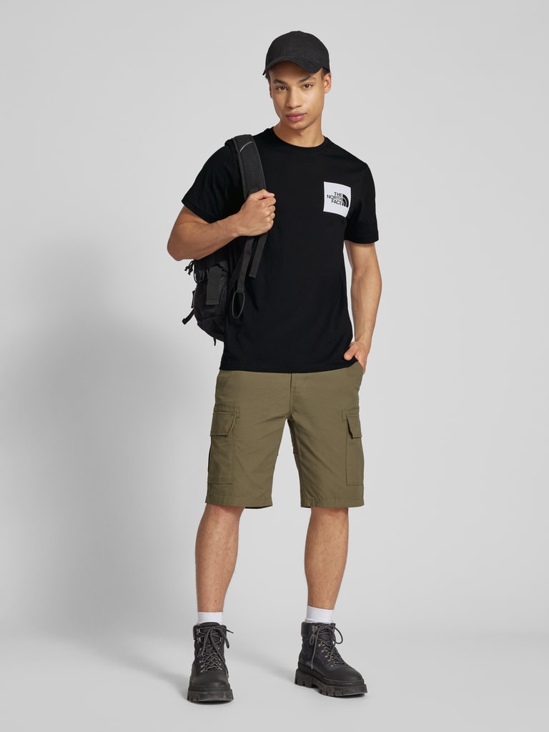 The North Face T-Shirt mit Label-Print Modell 'FINE' (weiss) online kaufen