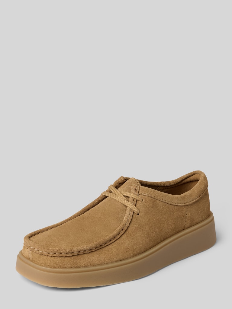 Clarks Veterschoenen met rubberzool, model 'Torview' in zand online ...