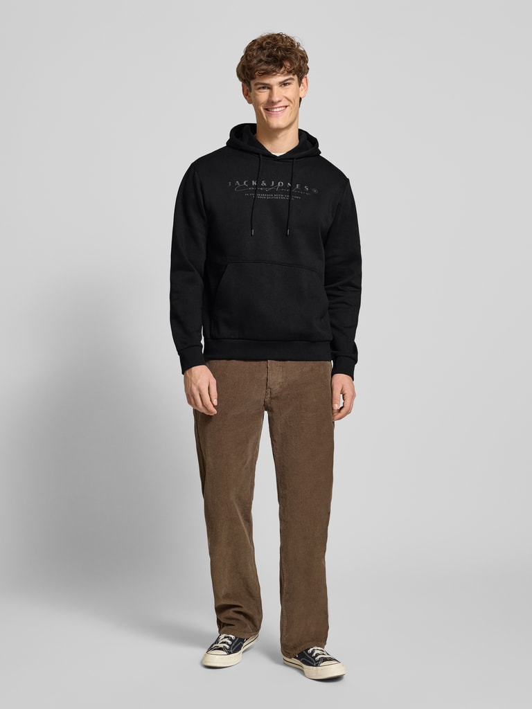 Jack & Jones Hoodie mit Label-Print (black) online kaufen