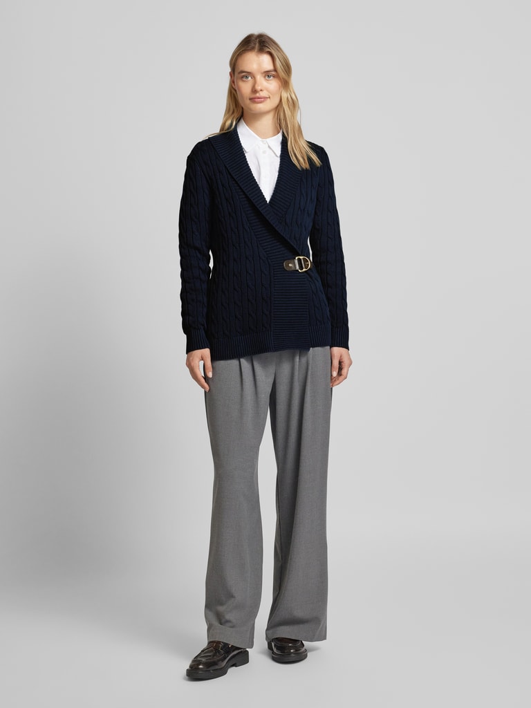 Lauren Ralph Lauren Strickjacke mit Reverskragen Modell 'DONATO ...