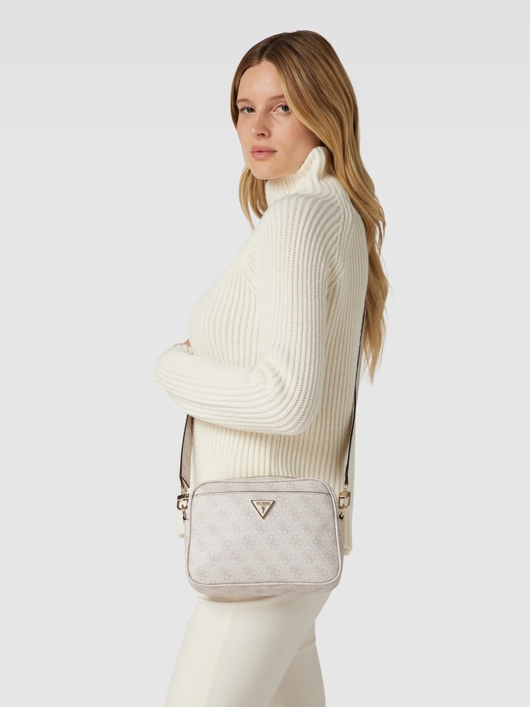 Guess Camera Bag mit Allover-Logo Modell 'MERIDIAN' (hellrosa) online ...