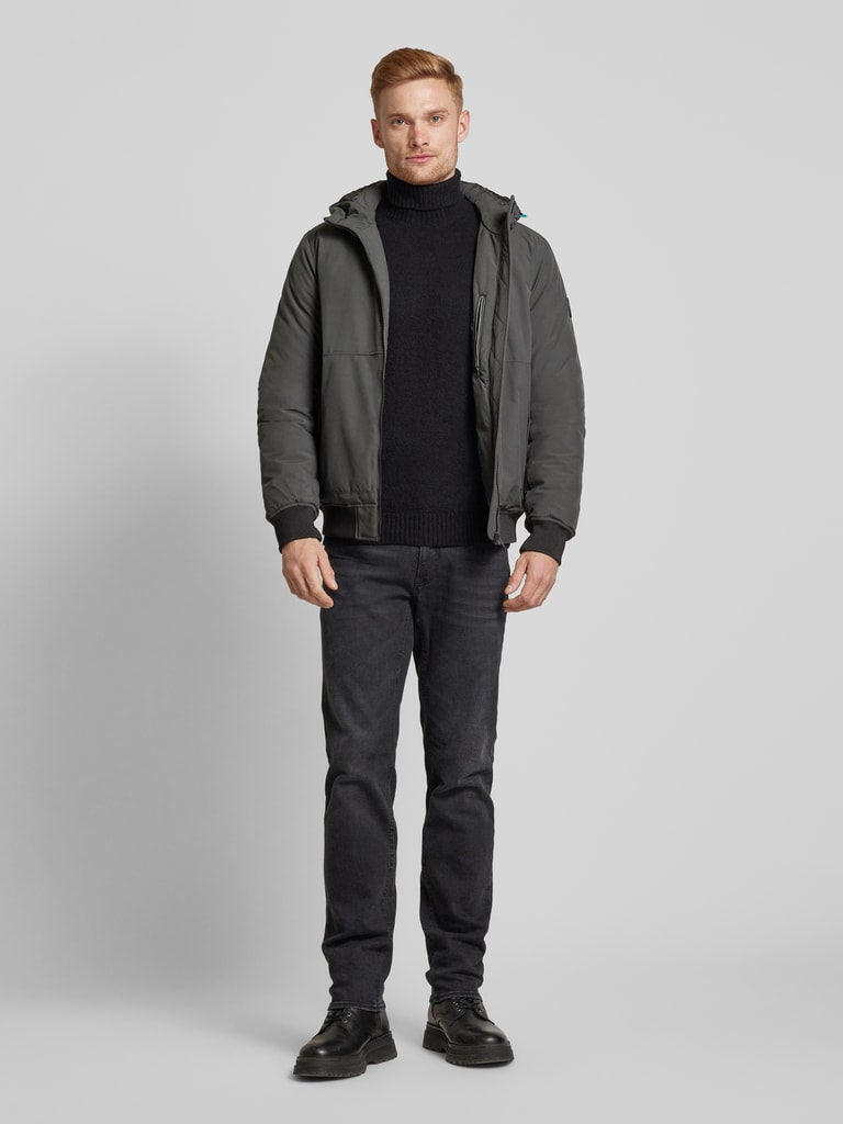 Scotch & Soda Steppjacke mit Label-Patch (graphit) online kaufen