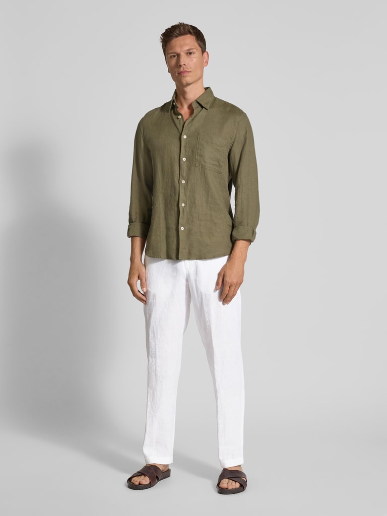 Hiltl Regular Fit Chino mit Paspeltaschen Modell 'PARMA I' (weiss ...