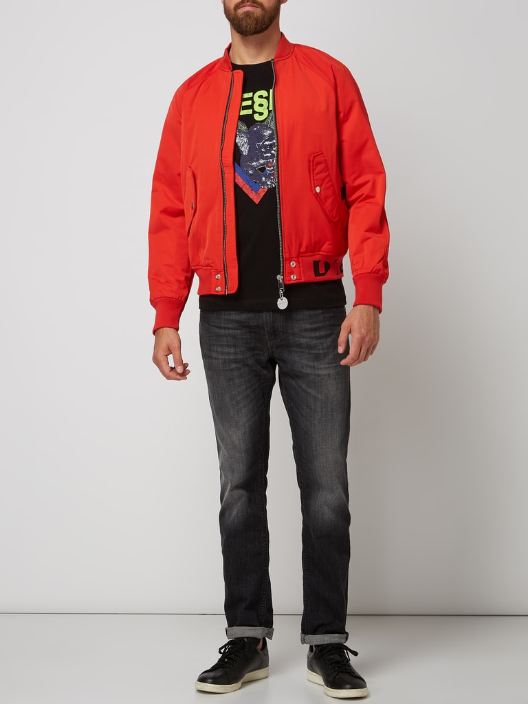 Diesel Bomber mit Logo-Print (rot) online kaufen