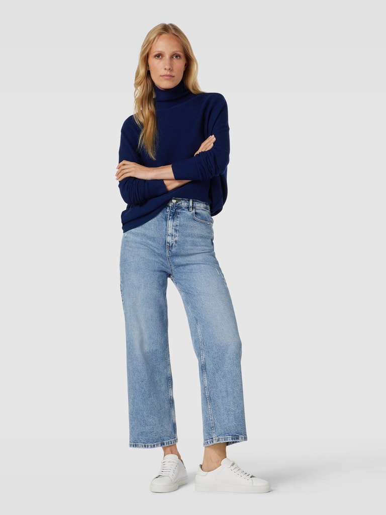 Drykorn Strickpullover mit Stehkragen Modell 'LIORA' (marine) online kaufen