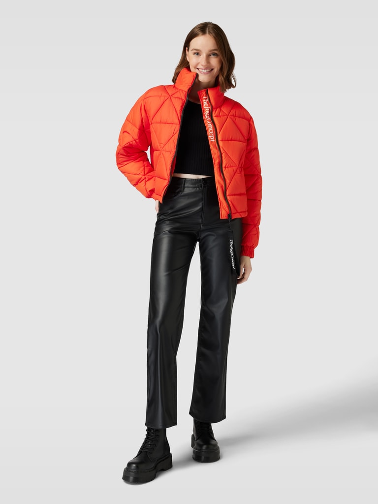 TheJoggConcept Steppjacke mit Stehkragen Modell 'CARLA' (orange) online ...