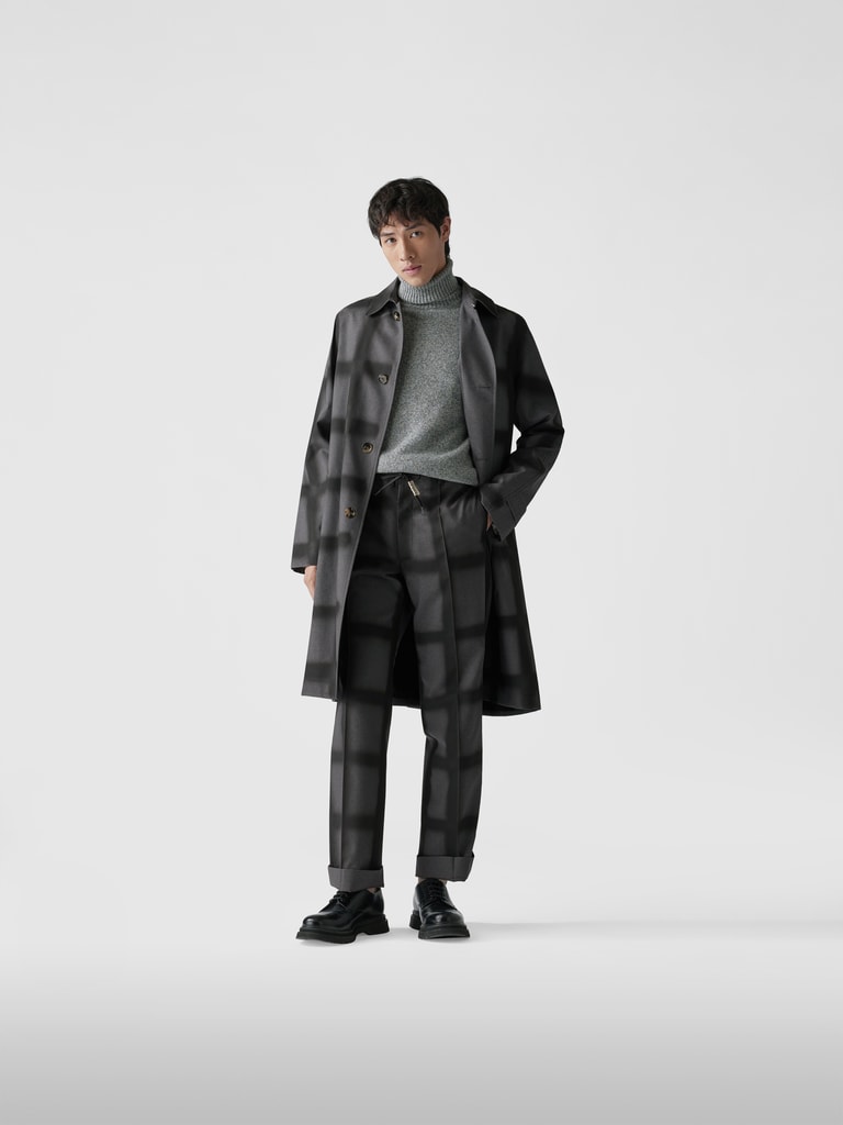 Marni Bundfaltenhose mit Farbverlauf (anthrazit) online kaufen