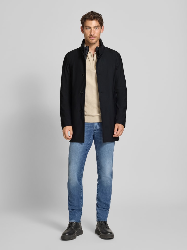 Strellson Regular fit lange parka met gewatteerde inzet, model 'FINLAY ...