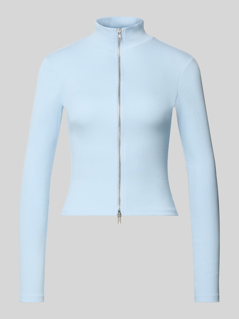 Gina Tricot Slim Fit Jacke mit Stehkragen (hellblau) online kaufen