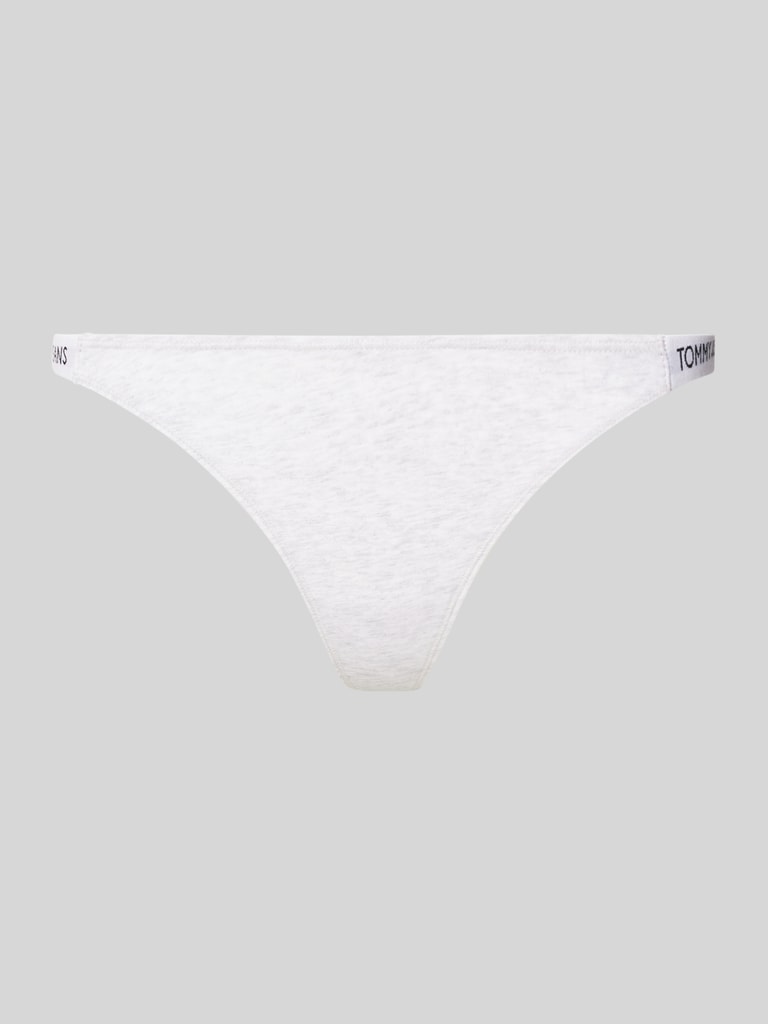 Kup online TOMMY HILFIGER Stringi z efektem melanżu (jasnoszary)