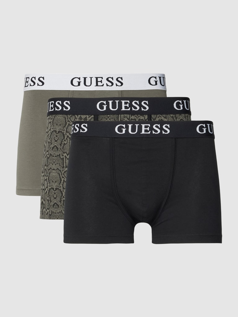 Guess Boxershorts mit elastischem Label-Bund Modell 'JOE' im 3er-Pack ...