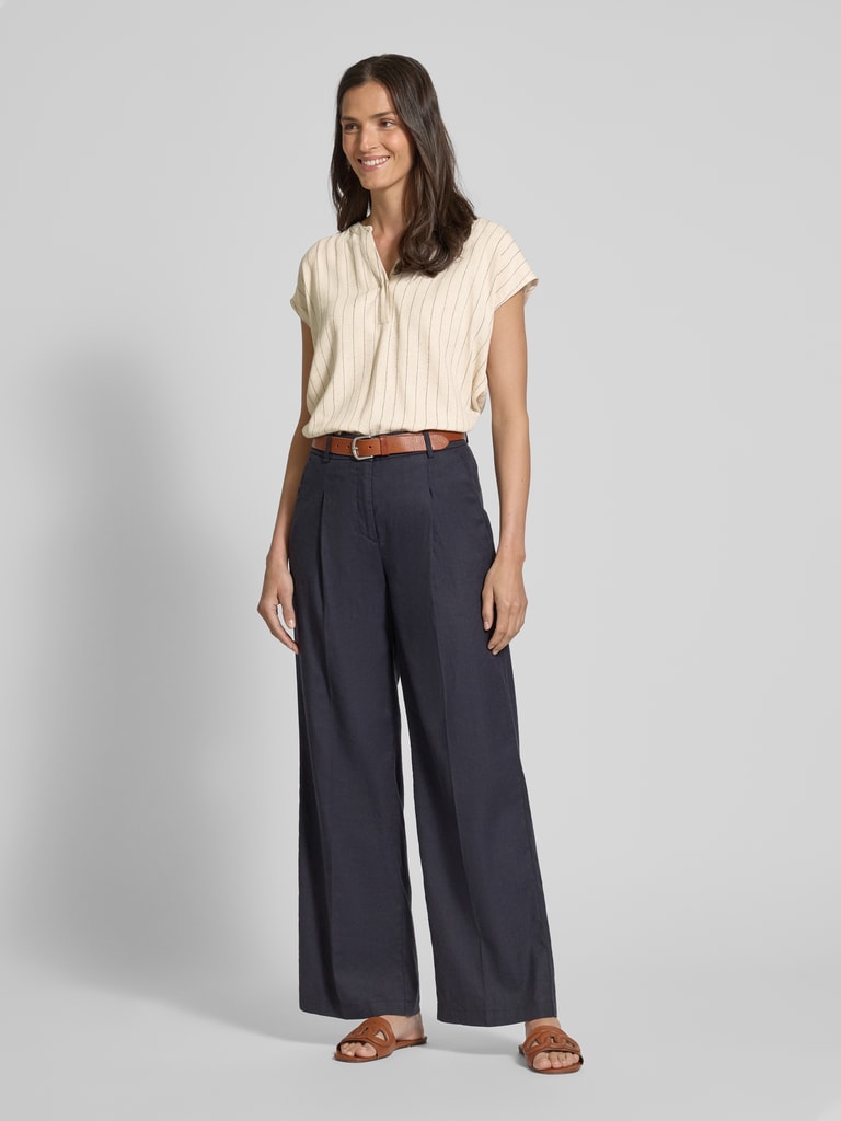 Soyaconcept Regular fit blouseshirt met V-hals, model 'POULA' in zand ...