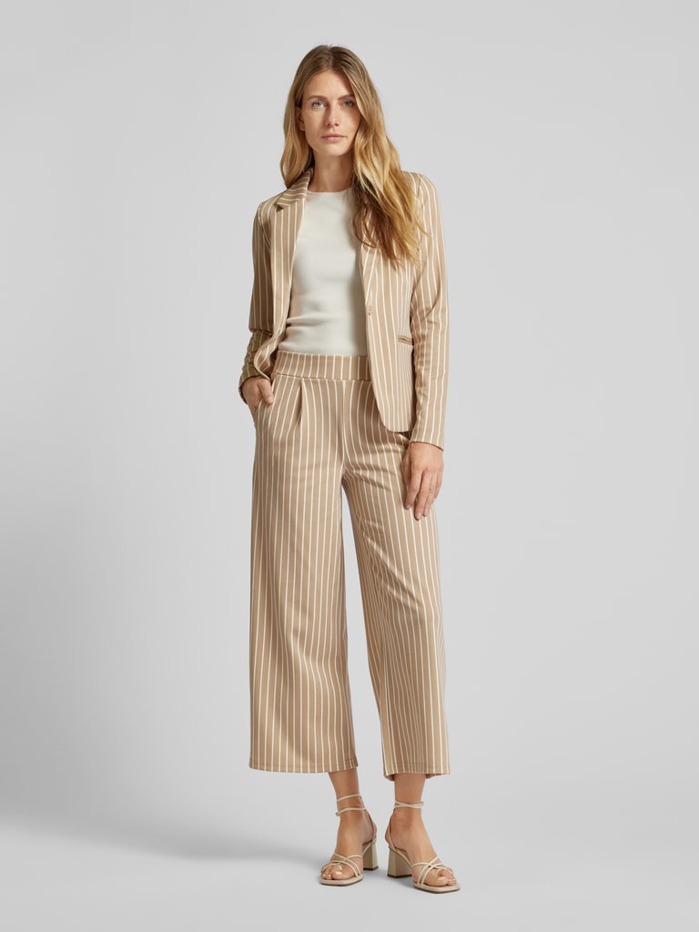ICHI Blazer mit Allover-Muster Modell 'Kate' (beige) online kaufen