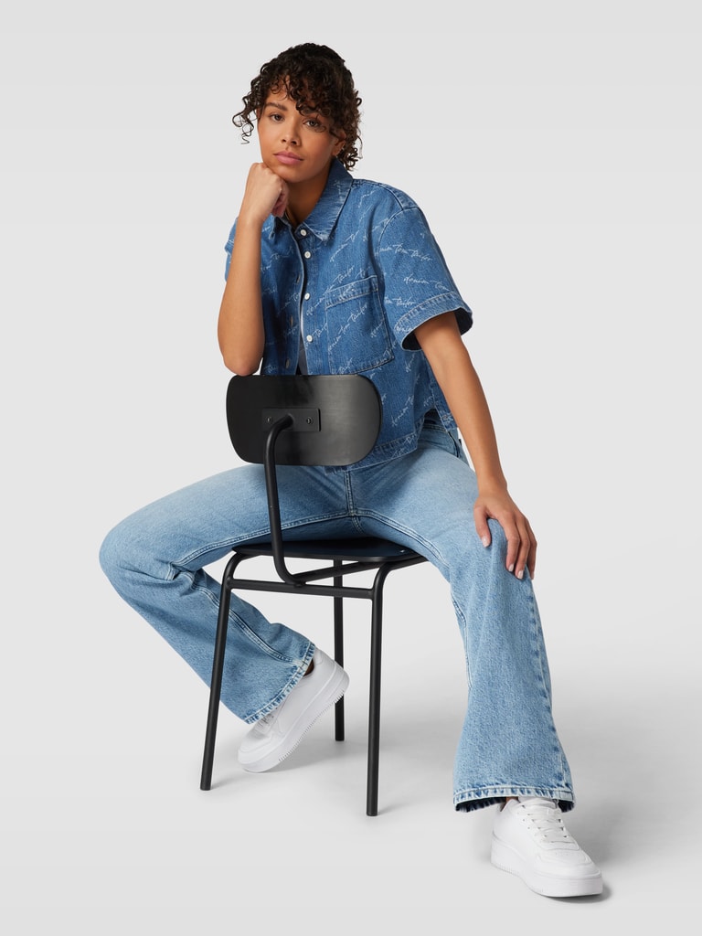 Tom Tailor Denim Jeansbluse mit Brusttasche (jeansblau) online kaufen