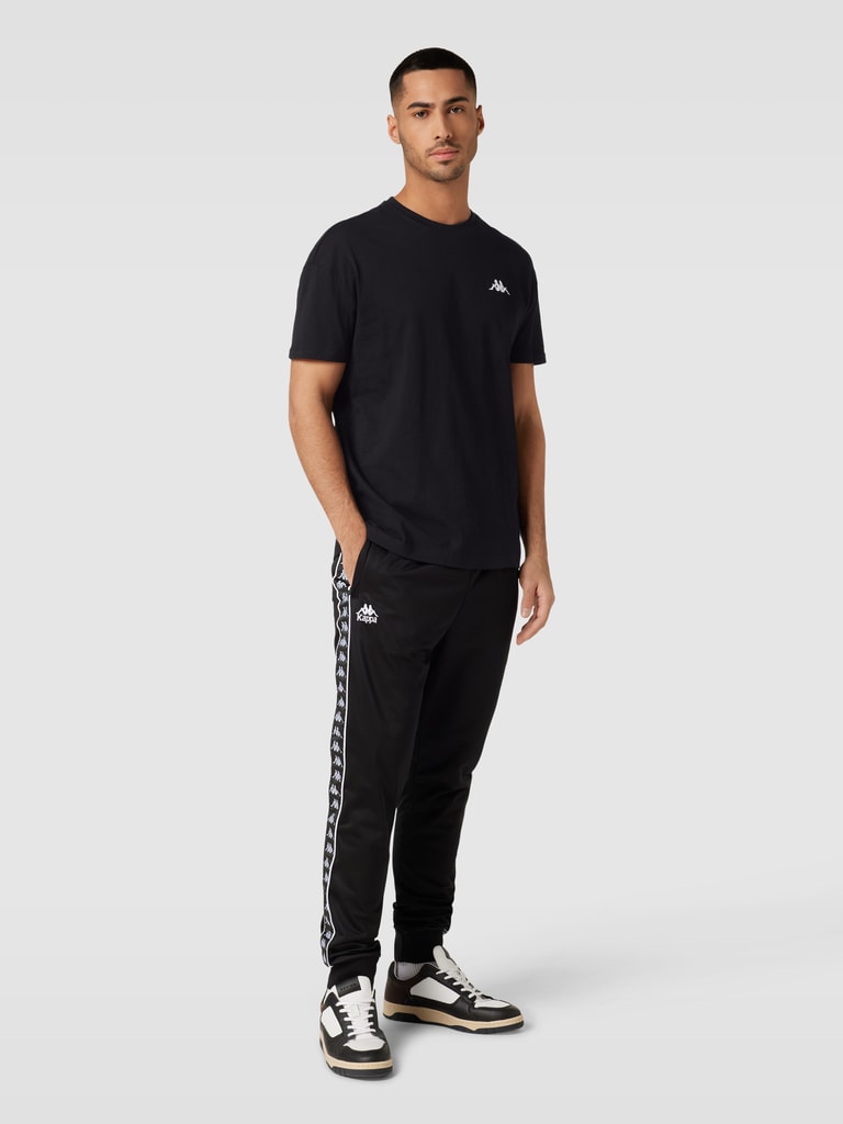 Kappa T-Shirt mit Label-Stitching Modell 'VEER' (black) online kaufen