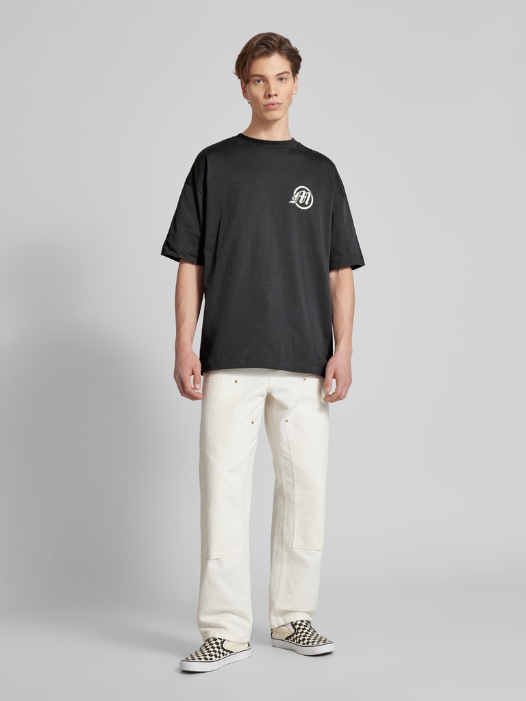 Multiply Apparel Oversized T-Shirt mit Logo-Print (black) online kaufen