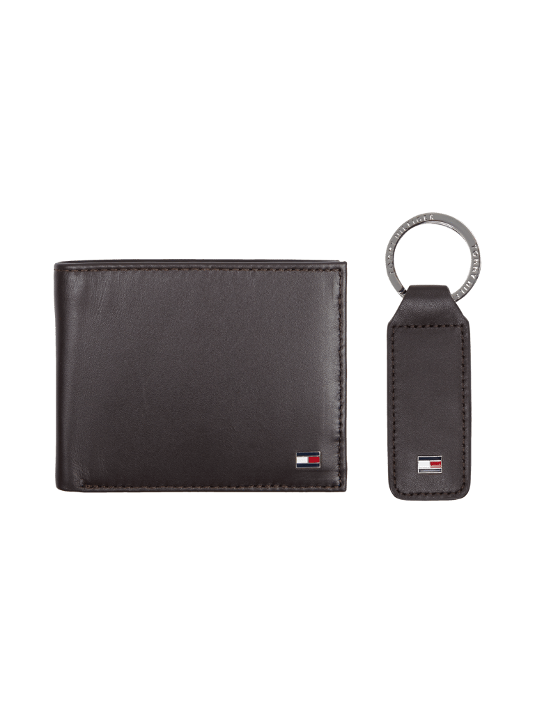 Tommy Hilfiger Geldborse und Schlusselanhanger im Set dunkelbraun online kaufen