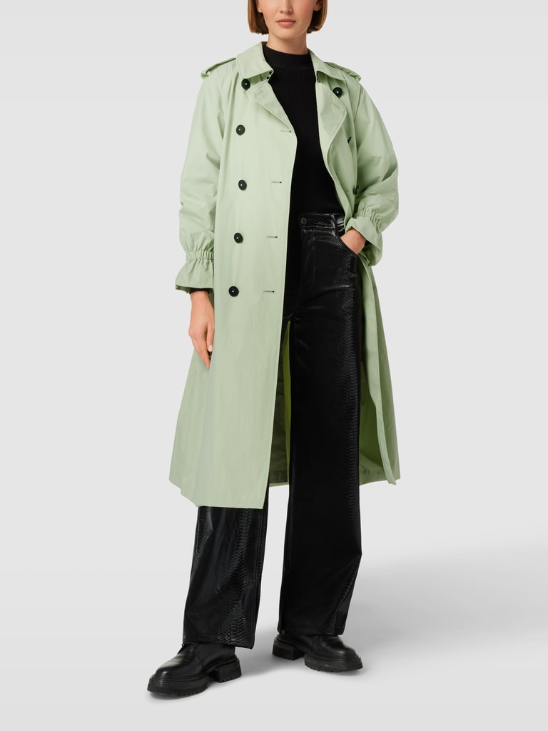 SAVE THE DUCK Trenchcoat mit Label-Patch Modell 'EMBER' (lind) online ...