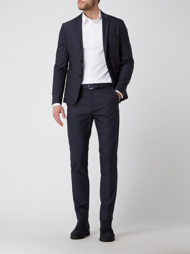 MOS MOSH Slim Fit Business-Hemd mit Stretch-Anteil Modell 'Manny' (weiss) online kaufen