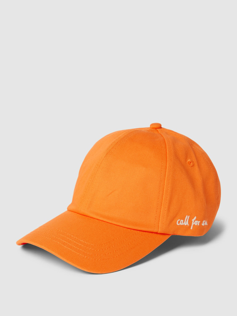 Marc O'Polo Cap aus Baumwolle mit Statement-Stitching (orange) online ...