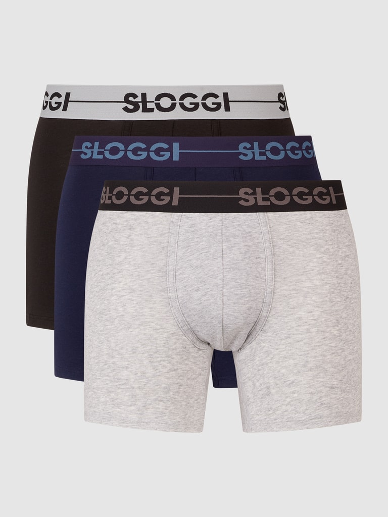 Sloggi Trunks mit Stretch-Anteil im 3er-Pack (dunkelblau) online kaufen
