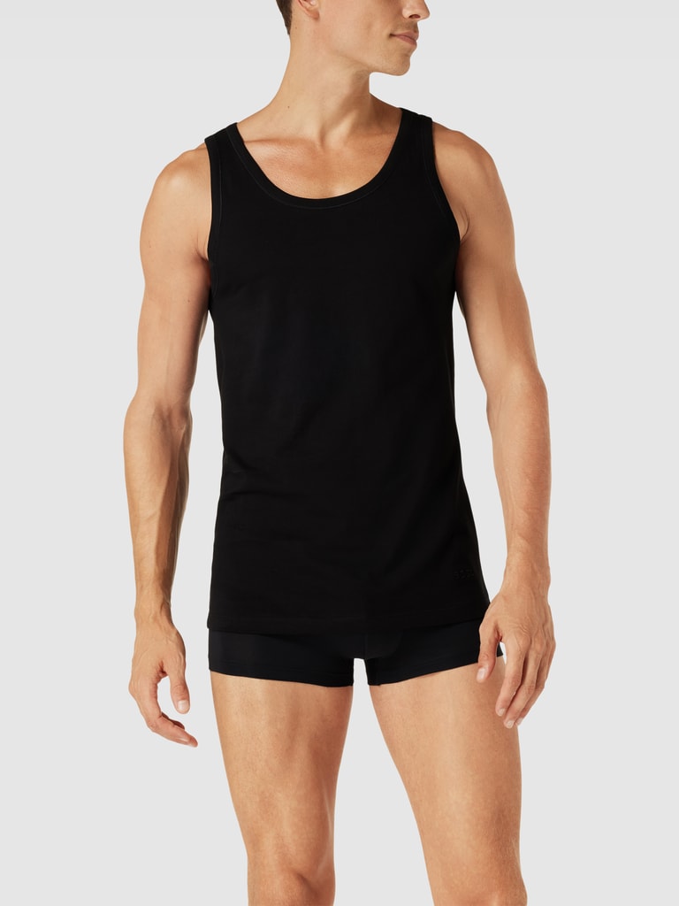 BOSS Tank Top mit Label-Detail im 3er-Pack Modell 'Modern' (black ...