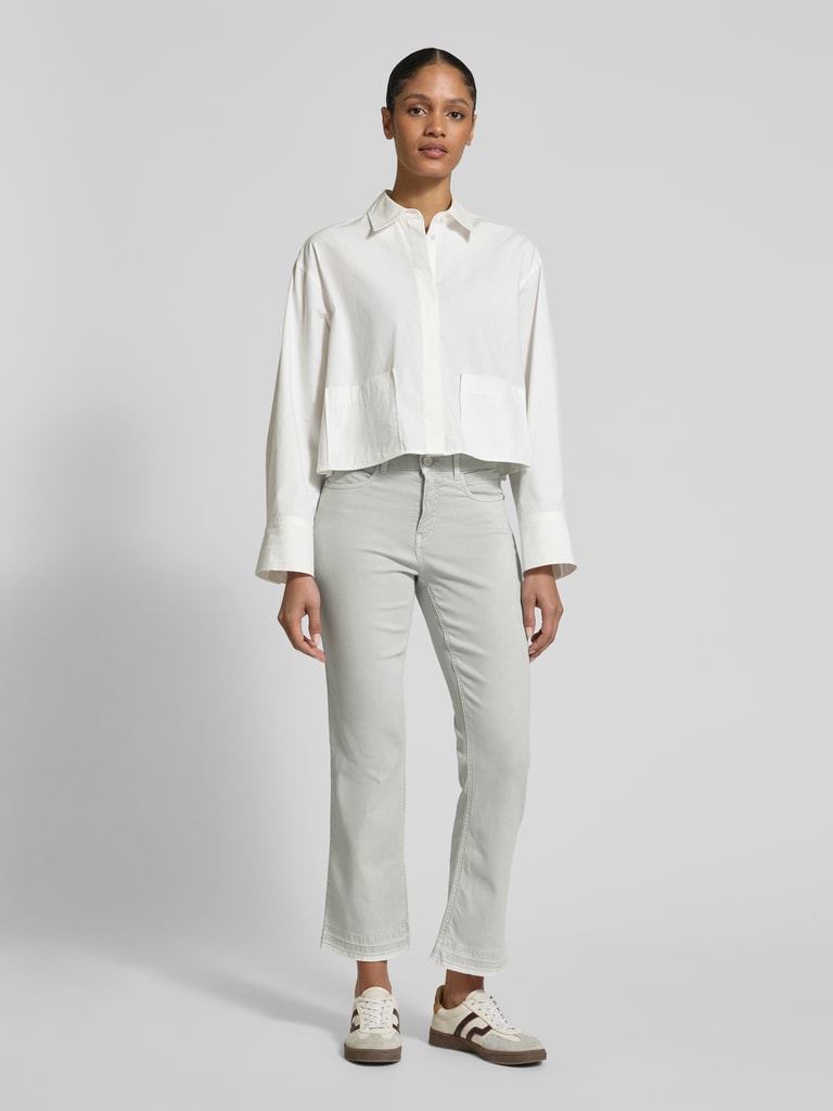 OPUS PANTS Slim Fit Hose mit Eingrifftaschen Modell 'Melly' (schilf ...