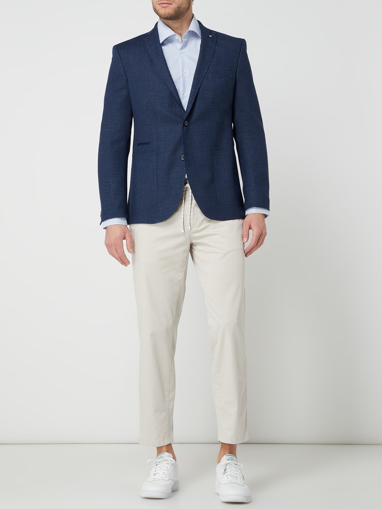 CG - Club of Gents Tailored fit 2-knoops colbert met wol, model 'Adkyn ...