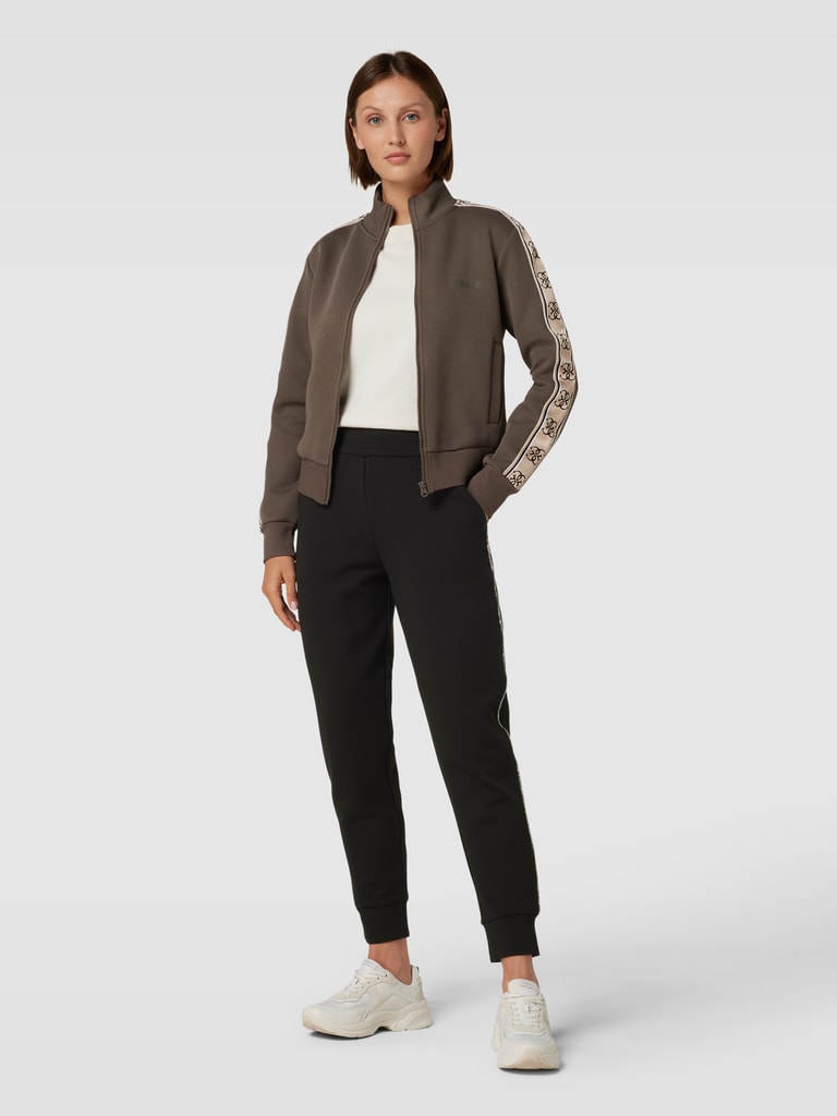 Guess Hose mit elastischem Bund Modell 'CHAIN' (black) online kaufen