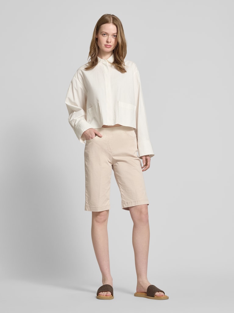 Kup online Raphaela By Brax Bermudy z elastycznym pasem model ‘PAMINA ...